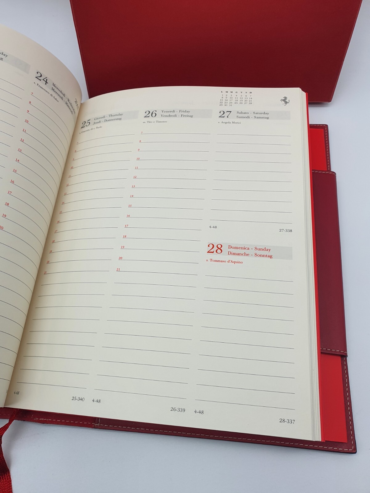 Ferrari Marlboro agenda diary 2007 pouch manual 275 Dino 328 288 GTO ...