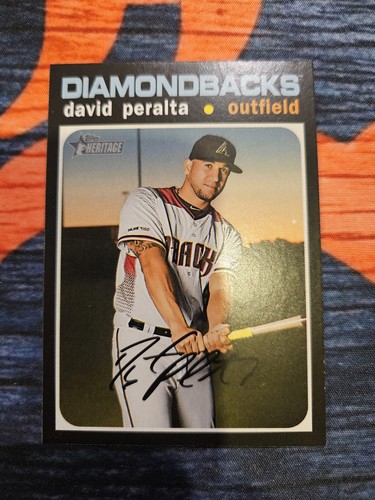 2020 Topps Heritage - Short Print #452 David Peralta | eBay
