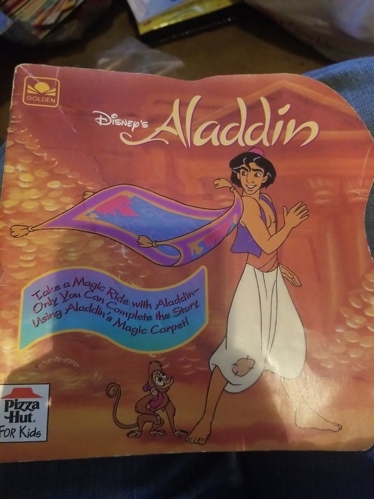 Disney's Aladdin (Pizza Hut for Kids Book) - Golden Paperback 1992 | eBay