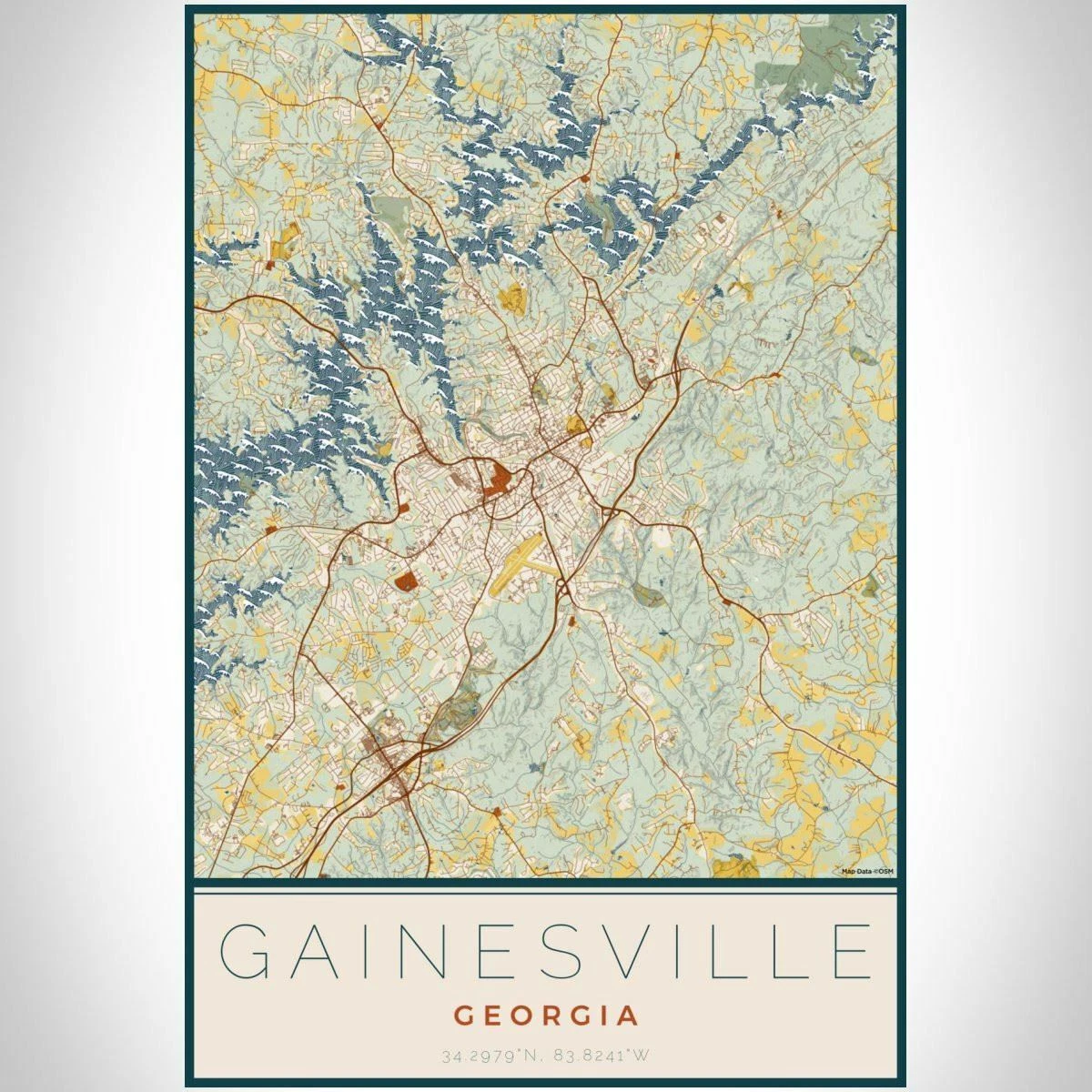Map Of Gainesville Ga Area