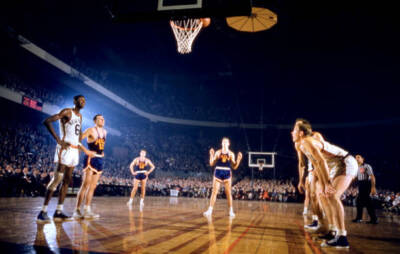 Joe Graboski Of The Philadelphia Warriors 1955 Old Basketball Photo | eBay