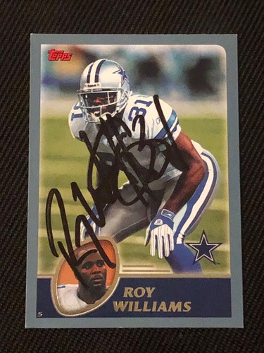 ROY WILLIAMS 2003 TOPPS SIGNED AUTOGRAPHED CARD #281 DALLAS COWBOYS | eBay