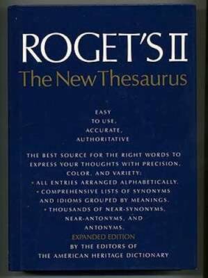 Roget's II Thesaurus - Hardcover By Masters, Robert - GOOD ...