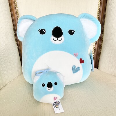 NWT SQUISHMALLOW 11" CATALEYA KOALA + Paul Koala 3.5” Clip On | eBay