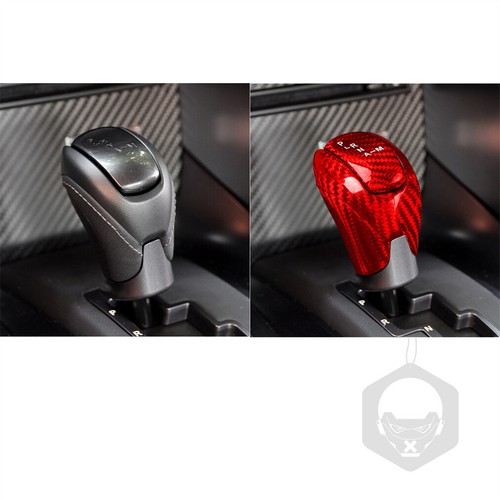 4Pcs Carbon Fiber Gear Shift Head Knob Cover Set For NISSAN GTR R35 08 ...