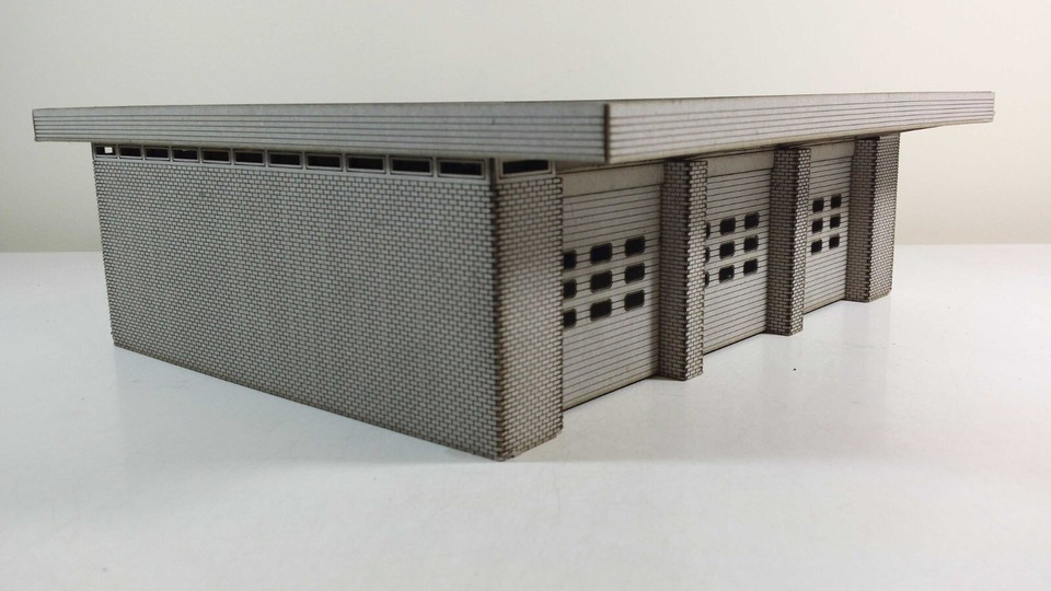 OO Gauge Fire Station Kits for Model Railways - Includes low relief ...