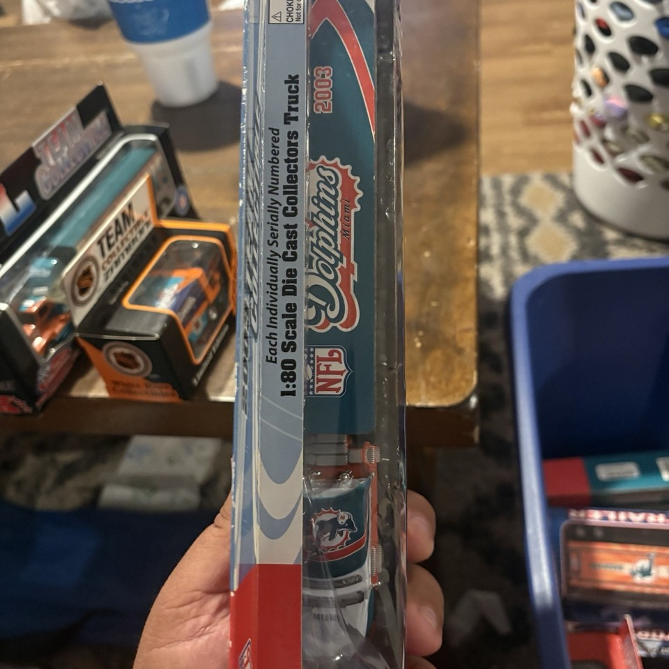 NFL 2003 Team Collectible MIAMI DOLPHINS Limited Edition Tractor ...