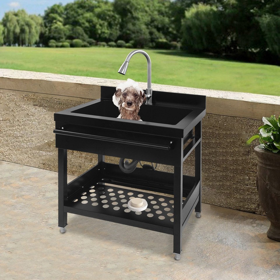 Stainless Steel Sink, Heavy Duty Laundry Sink, Free Standing Kitchen ...