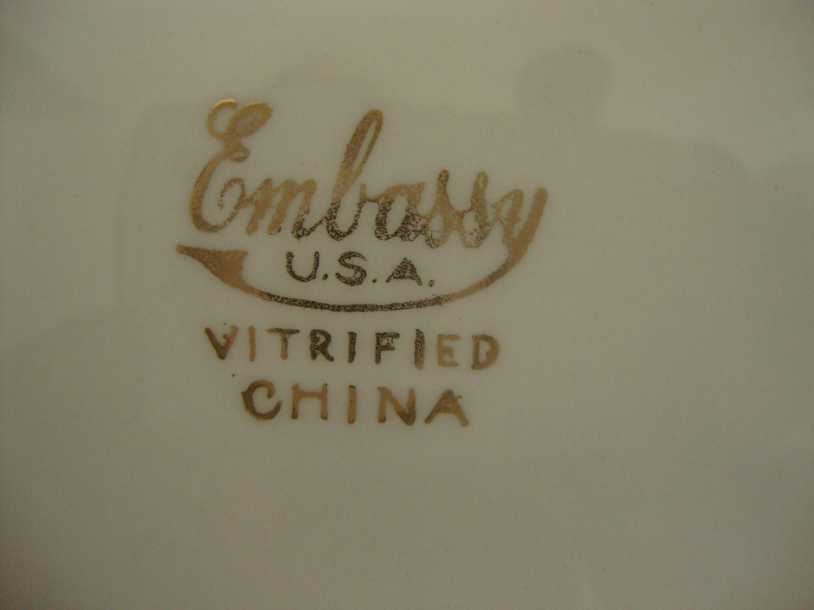 Embassy USA Vitrified China Salad Plates 8" Rose Vintage SET OF 5 | eBay