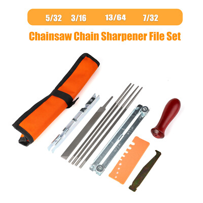 11Pcs Chainsaw Sharpening File For Stihl Filing Kit Chain Sharpen Saw ...