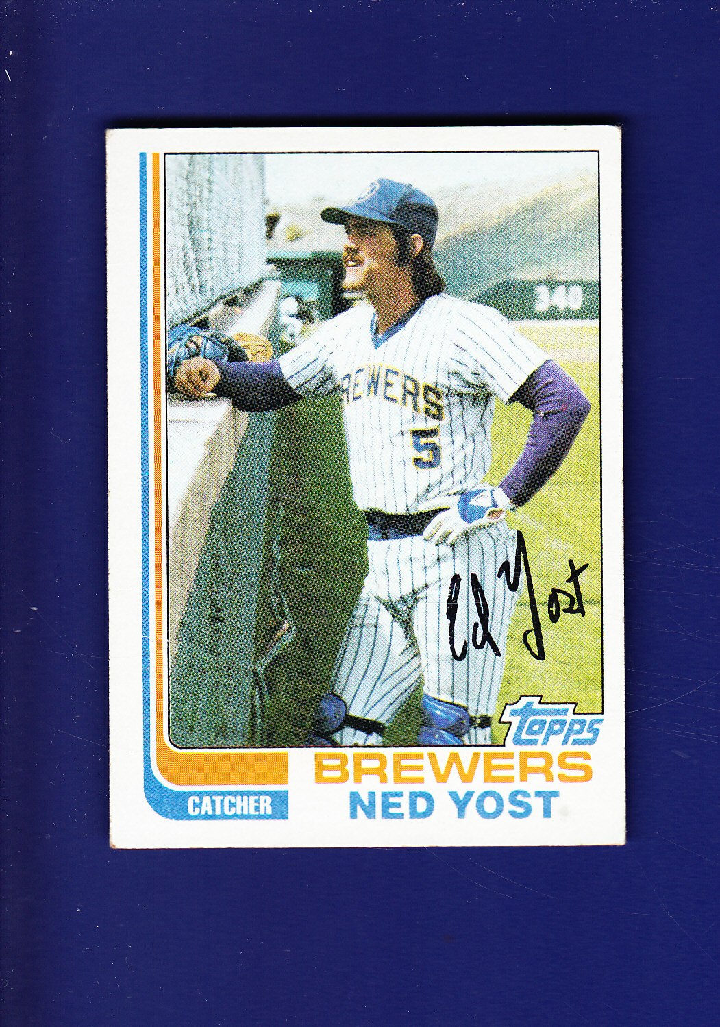 Ned Yost 1982 TOPPS MLB Baseball #542 (VGEX) Milwaukee Brewers | eBay