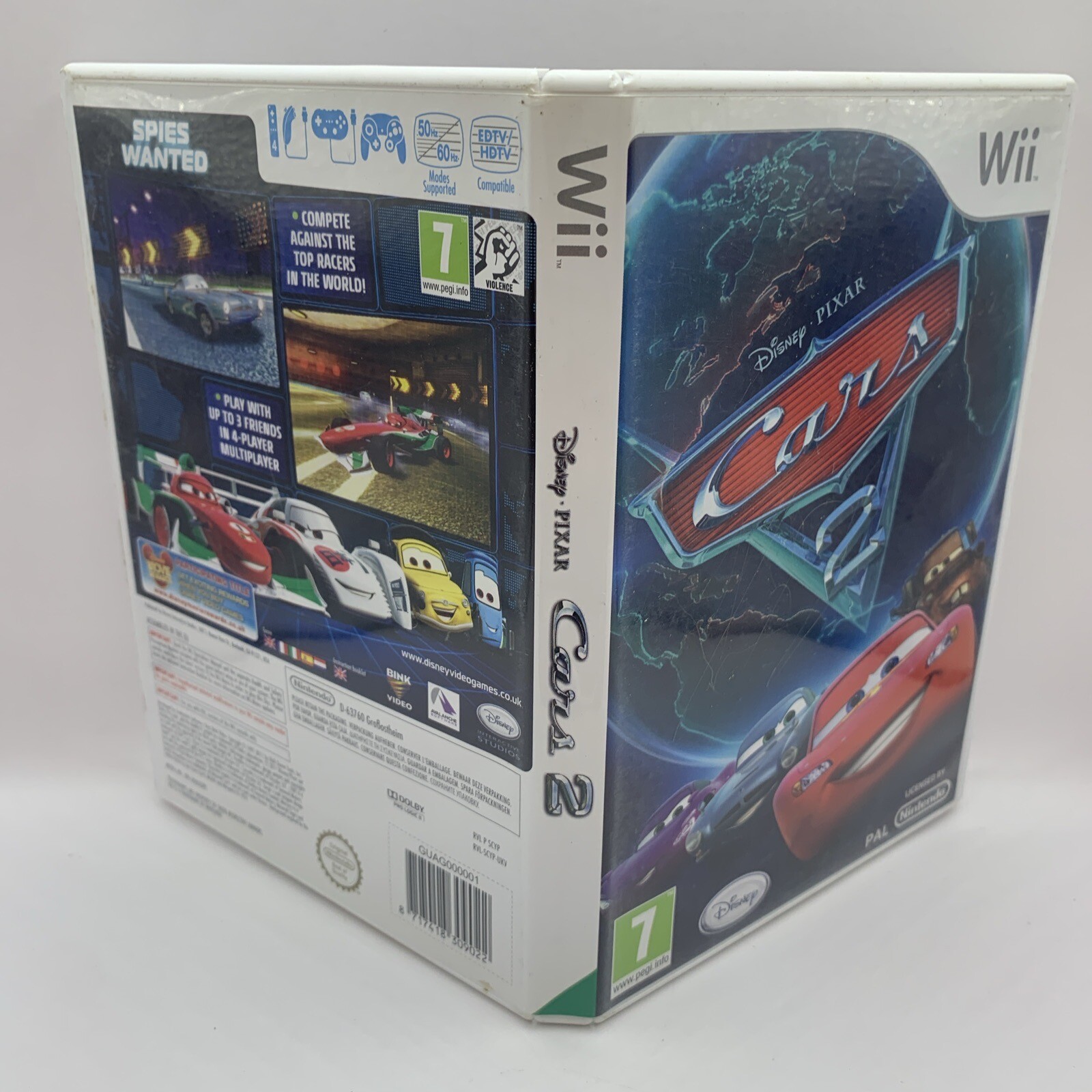 Disney Pixar Cars 2 Wii 2011 Racing Disney Interactive G VGC Free ...