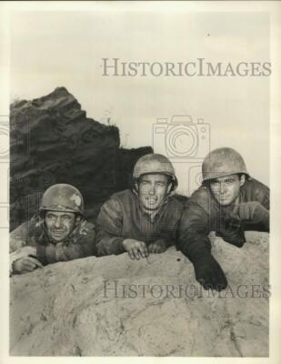 1962 Press Photo Actors William Windom, Robert McQueeney & William ...
