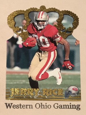 1996 Pacific Jerry Rice #GC-18 Gold Crown Die Cuts Card | eBay