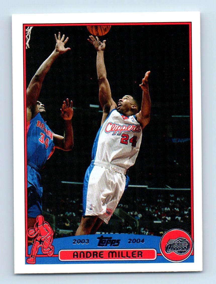 2003-04 Topps Andre Miller Los Angeles Clippers #24 | eBay
