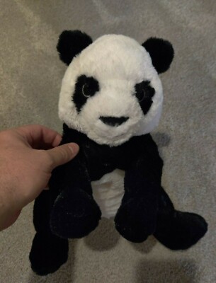 IKEA KRAMIG Toys Sitting Wildlife Panda Teddy Bear Soft toy Plush ...
