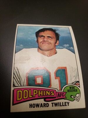 1975 Topps #128 - Howard Twilley - Dolphins | eBay