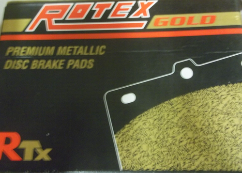 Rear Disc Brake Pad Set, Semi-Metallic - Rotex D9995D | eBay