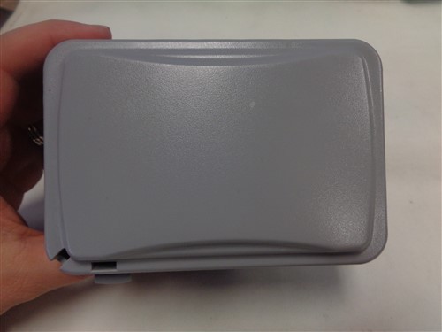 CARLON ZIP ELECTRICAL BOX W/ GFCI PLUG & WEATHER PROOF FLIP LID MARINE ...