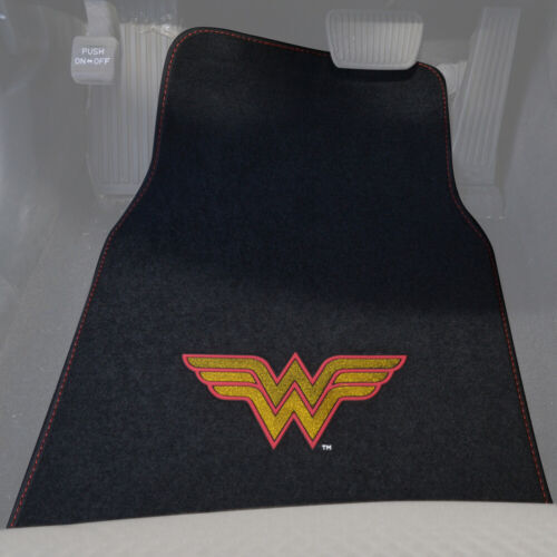 Licensed DC Comics Wonder Woman Design Carpet Car Floor Mats Anti Slip ...