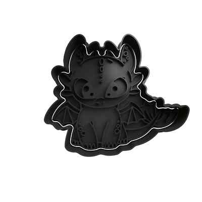 Toothless How to Train Your Dragon Cookie Cutter | eBay Australia