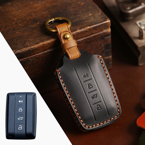 Leather Remote Car Key Case Fob Cover For Great Wall GWM WEY TANK 300 ...