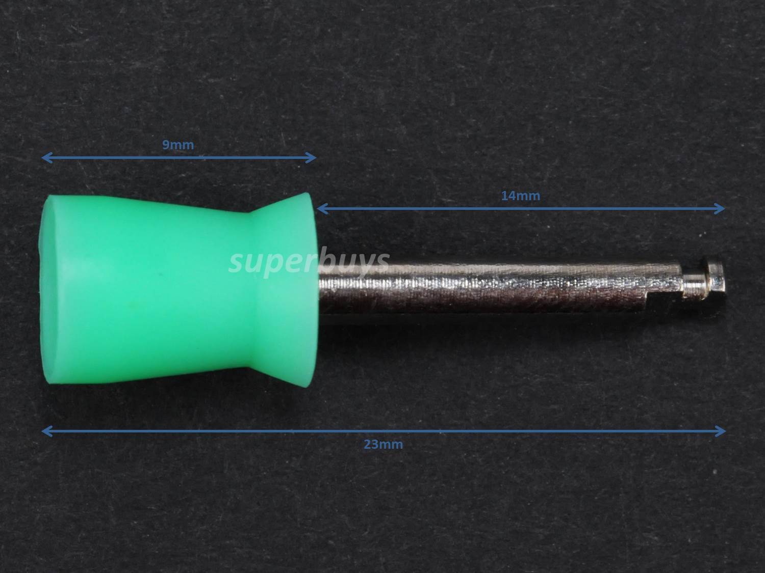 10pcs Green Disposable Prophy Webbed Cups Dental Rubber Polisher ...