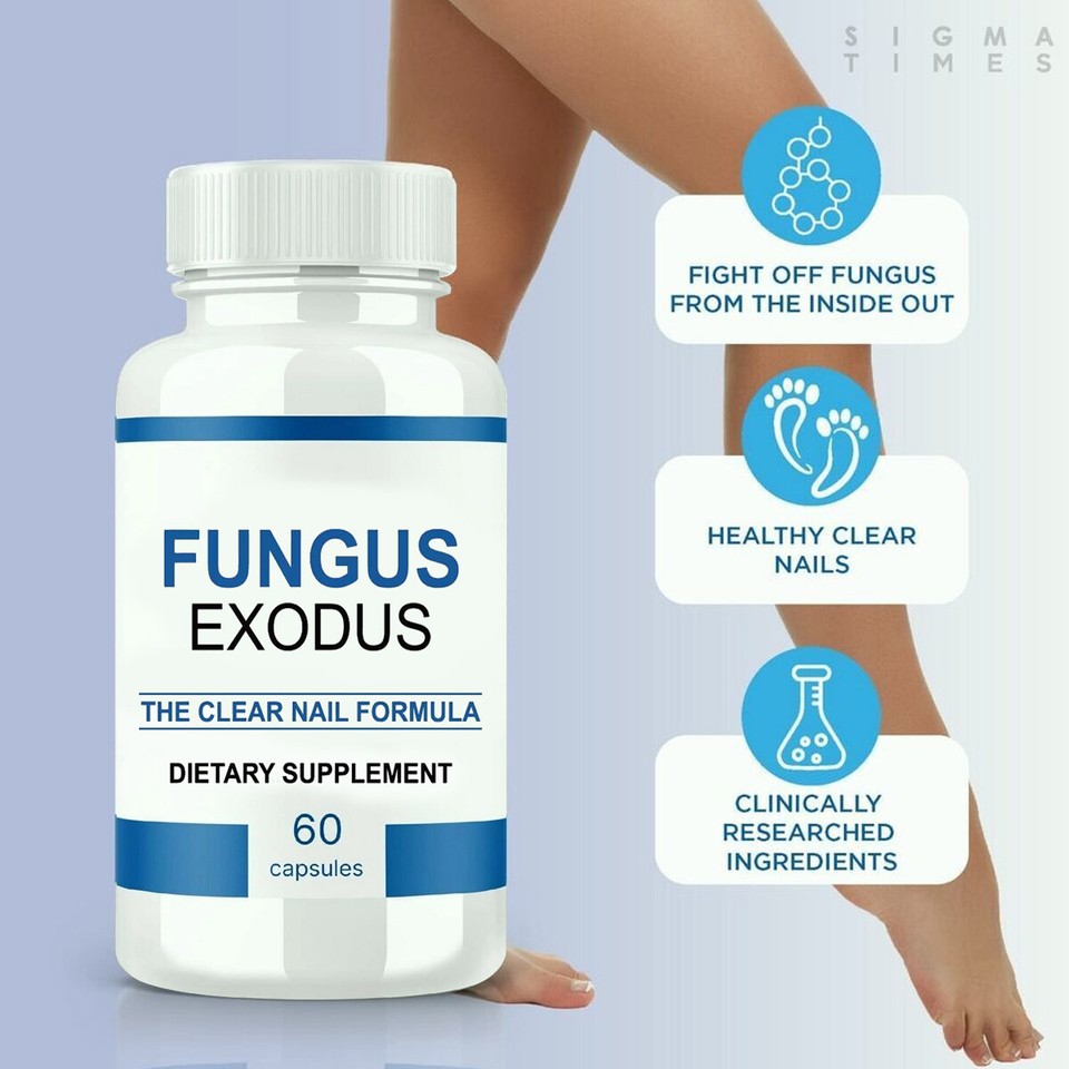 Fungus Exodus Pills to Combat Toenail Fungus and Nail Health 60 ...