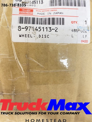 1988-2008 Isuzu NPR 16 Inch 6 Lug 16x6 Truck Wheel Rim 8971451132 for ...