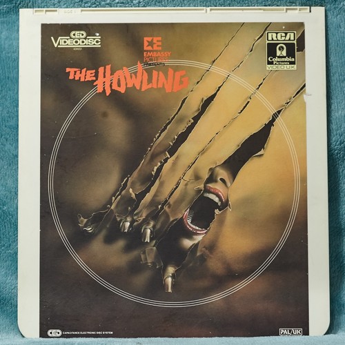 THE HOWLING.DEE WALLACE.RCA 43403 PAL UK CED VIDEODISC LASERDISC.1983 ...