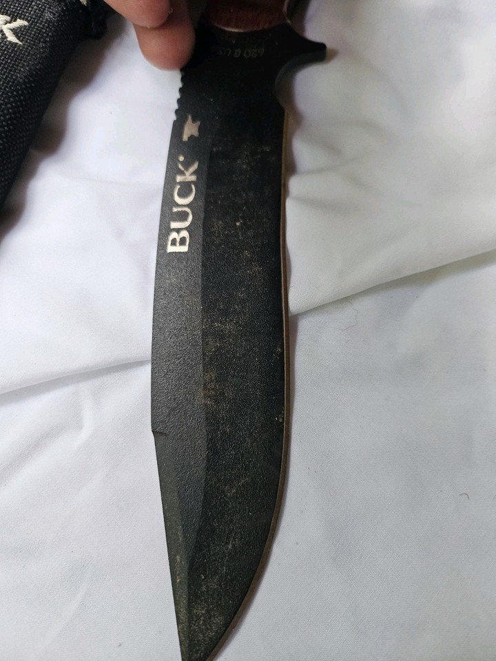 Buck Reaper 620 BK fixed blade knife bushcraft Tactical full tang USA ...