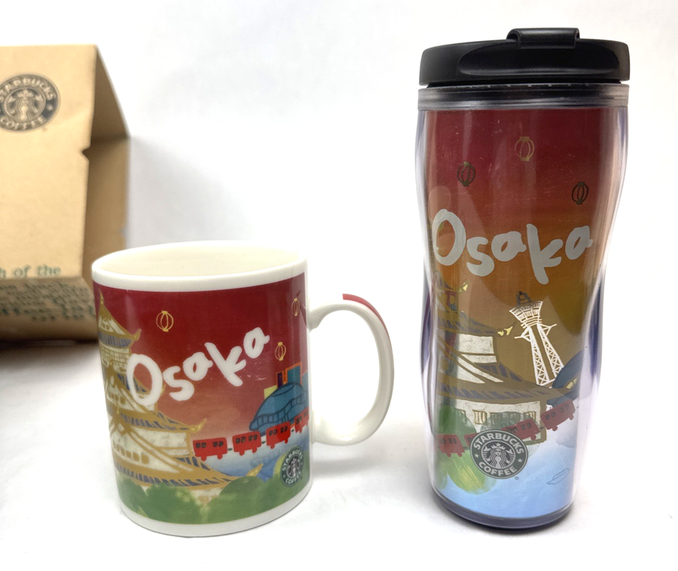 Starbucks City Osaka Japan Mug and Tumbler Limited Edition Gift Set | eBay