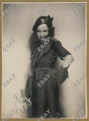 foto ritratto di LEDA GLORIA autografato primi anni '30 attrice CINES ...