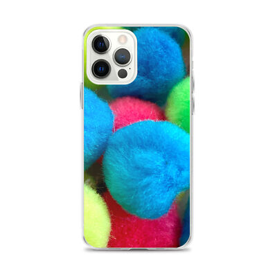 Colorful Fuzzy Pom Pom Balls Clear Case for iPhone® | eBay