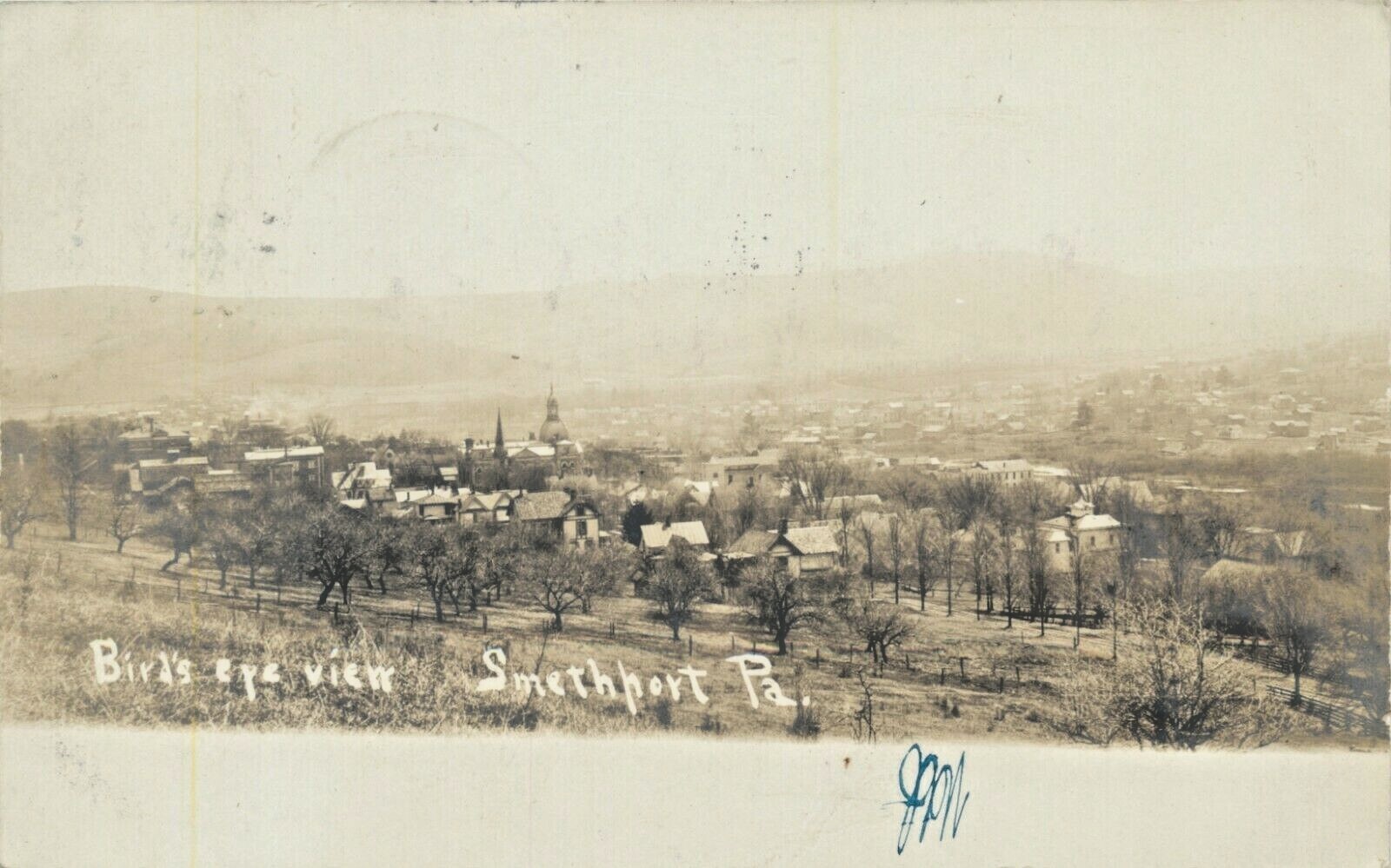 A Bird's Eye View Of Smethport, Pennsylvania PA RPPC 1906 | eBay