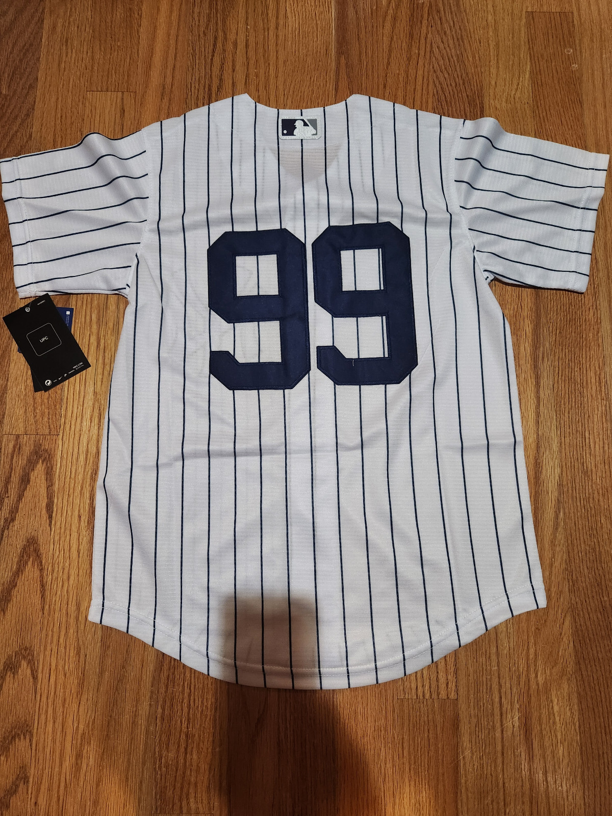 NWT youth customized Yankees #99 Aaron Judge size S-XL white home *new ...