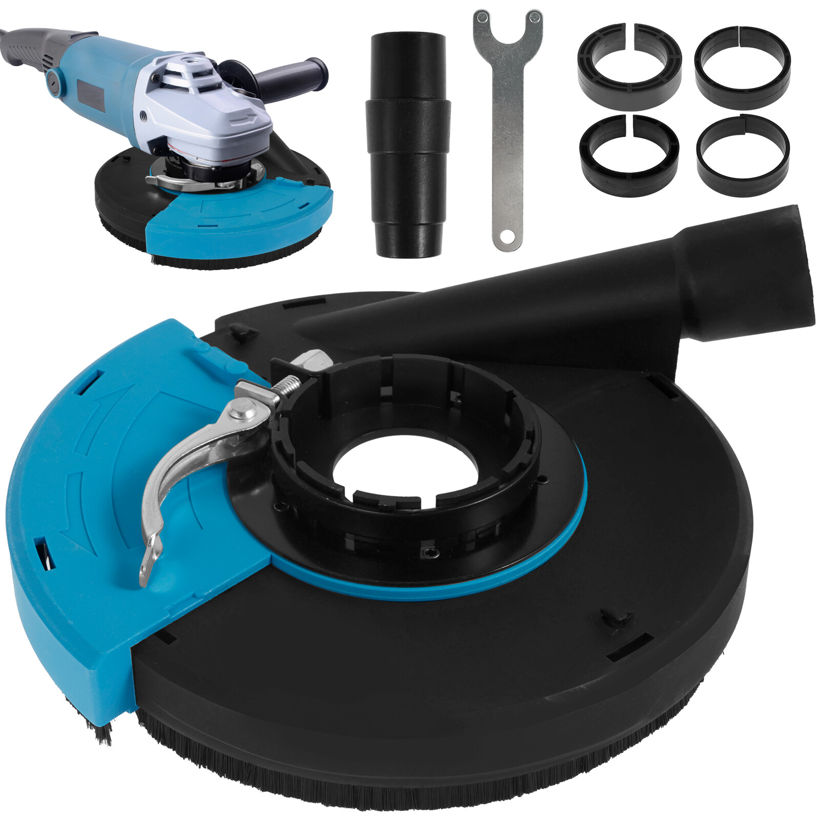 Electric Angle Grinder Dust Shroud Cover Stone Concrete Grinding Disc ...