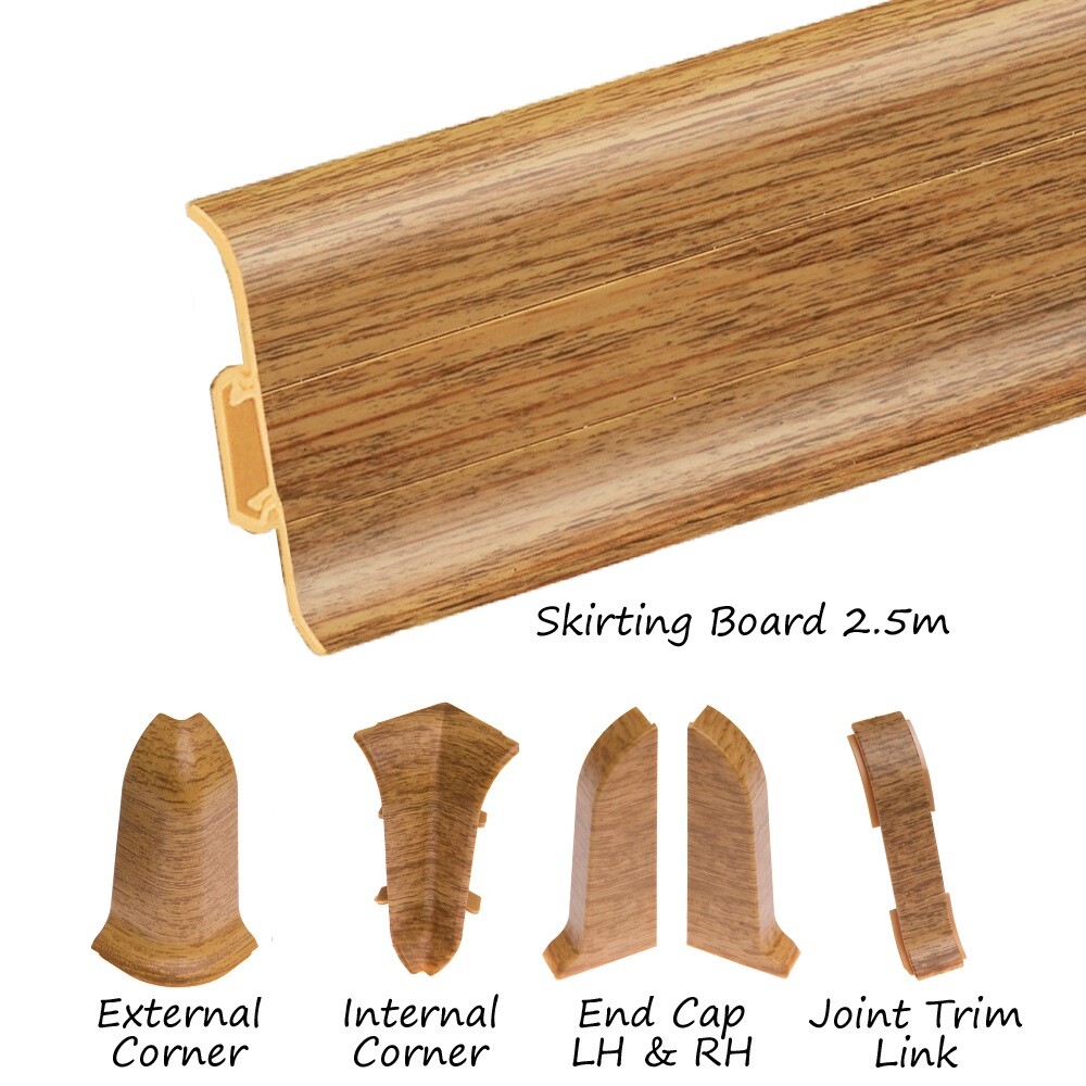 Plastic Skirting Board Wire Cover Design Cezar Premium PVC Skirting ...