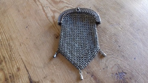Used - Vintage Silver Mesh Wallet - Item For Collectors | eBay