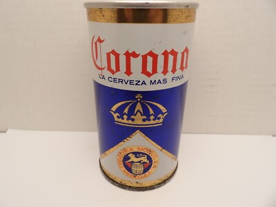 CORONA CERVEZA STRAIGHT STEEL PULL TAB BEER CAN MEXICO | eBay
