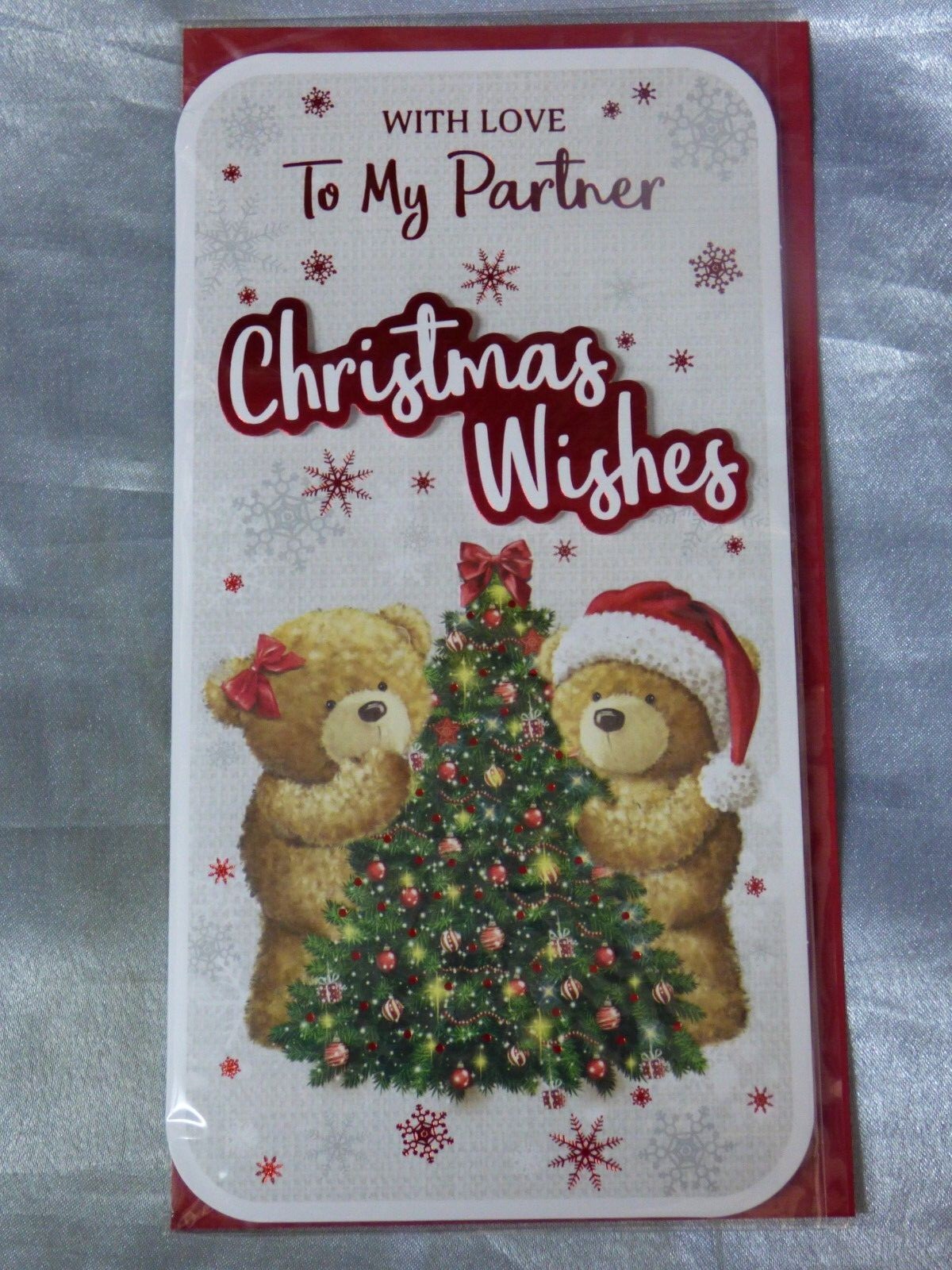 CHRISTMAS CARD PARTNER TRADITIONAL CUTE PARTNER MALE FEMALE TOP QUALITY ...