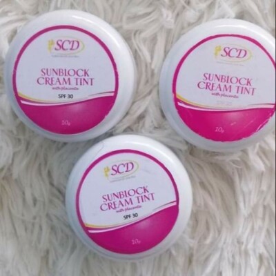 SCD Sunblock Cream Tint with Placenta Spf30 10G-3PCS | eBay Australia