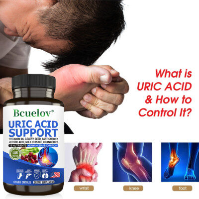 Uric Acid Gout Cleanse Supplement - Celery Seed Tart Cherry Supplements ...