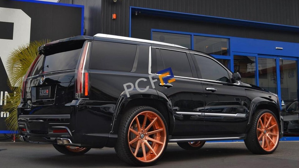 Body Kit For Cadillac Escalade 15-19 primer Front Lip Rear Diffuser ...