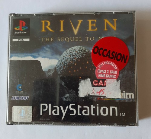 RIVEN The Sequel to Myst - PAL (fr) - PS1 PSX PSOne PlayStation | eBay