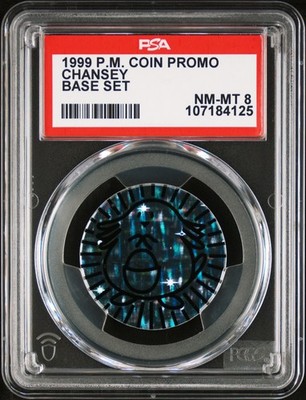 PSA 8 NM-MINT Chansey Coin Pokemon 1999 Base Set Promo | eBay