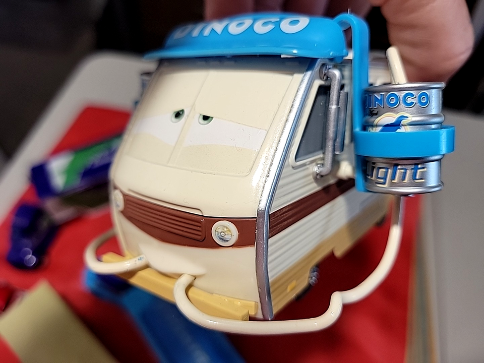 DISNEY PIXAR CARS DINOCO BARRY DIESEL RV EXTREMELY RARE COLLECTOR ITEM ...