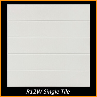 DIY Ceiling Tiles, Glue Up, Foam, 20x20, R12 White Pack of 8 (21 s/f ...