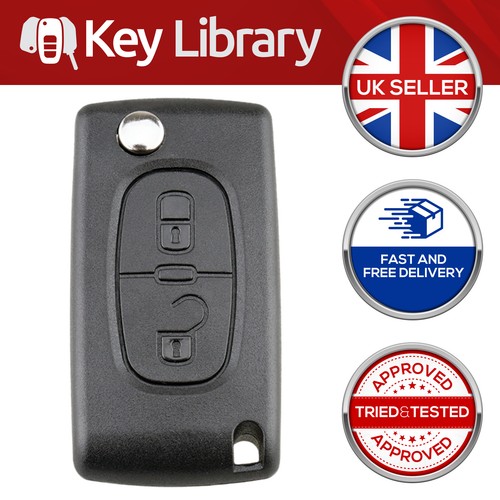 2 Button Remote Flip Key Fob Case Shell For Citroen C3 2005 2006 2007 ...