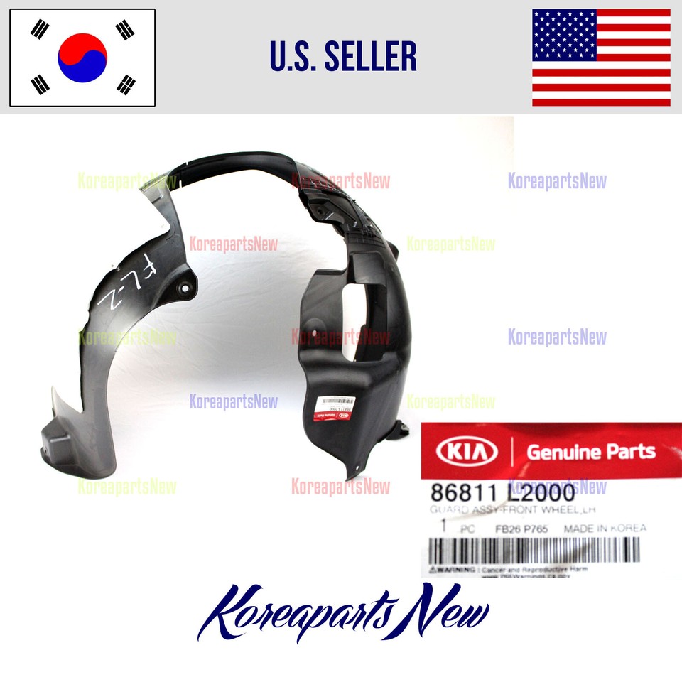 FRONT Fender Liner Left DRIVER Side ⭐GENUINE⭐ Kia K5 LX EX LXS 2021 ...